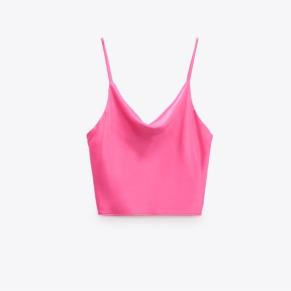 Zara | Tops | Zara Purple Satin Camisole See Last Photo For Color ...